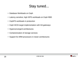 Red Hat Storage: Emerging Use Cases | PDF