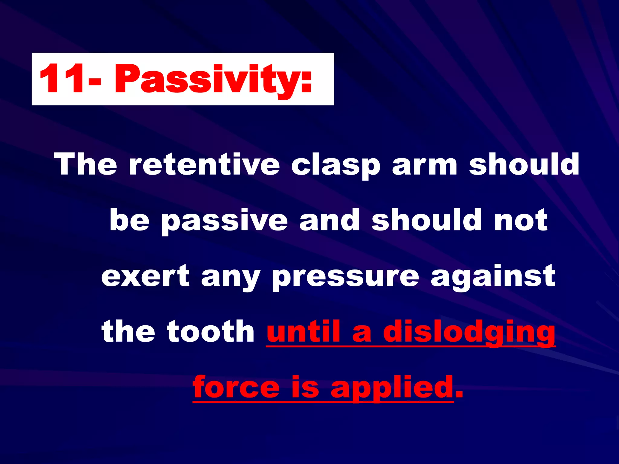 A- Retention of Removable Partial Dentures | PPT