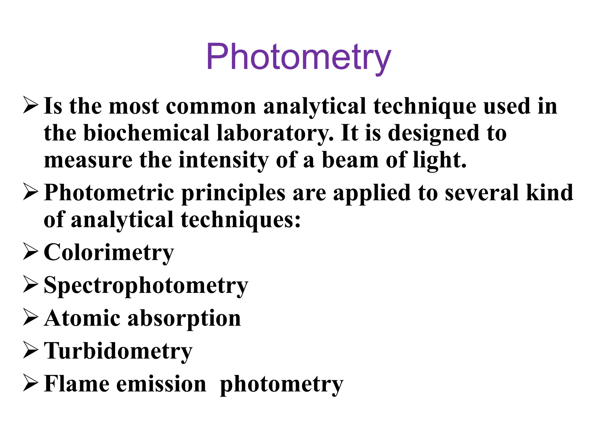 Colorimetry: Principle, Procedure and applications | PPTX