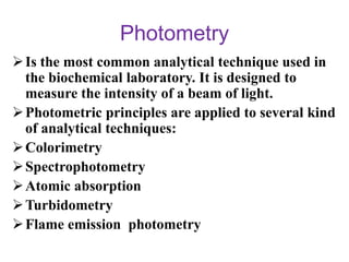 Colorimetry: Principle, Procedure and applications | PPTX