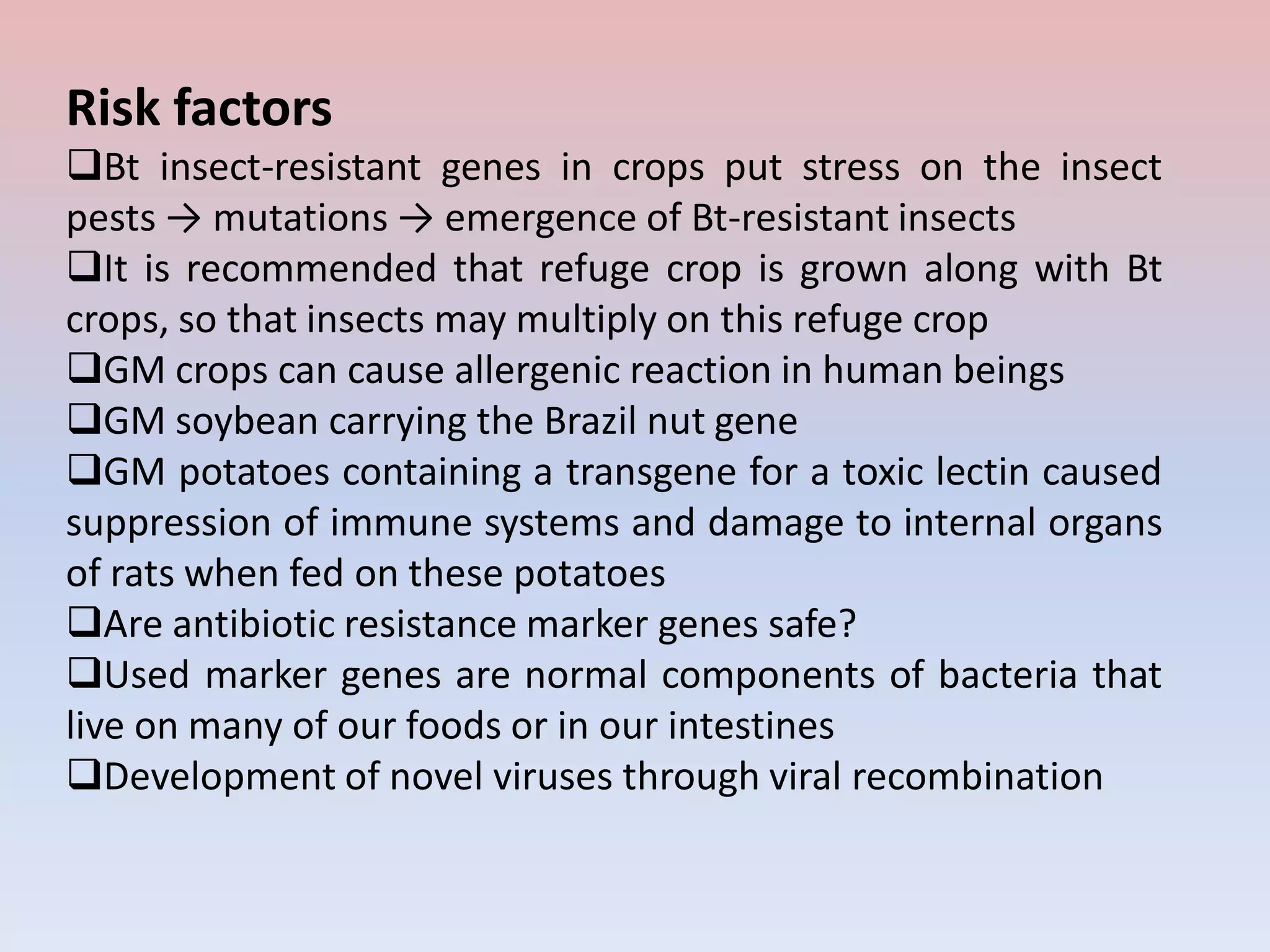 09 risks of genetically gm food labelling | PDF