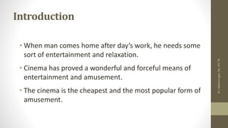 Role of Cinema | PPTX