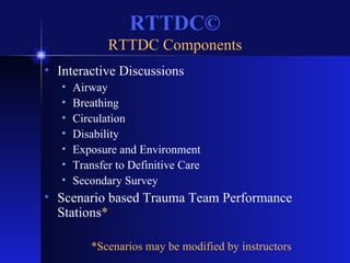 09 rural trauma team development course | PPT