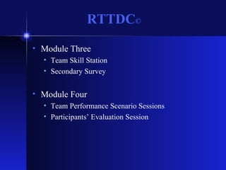 09 rural trauma team development course | PPT