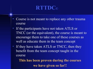 09 rural trauma team development course | PPT
