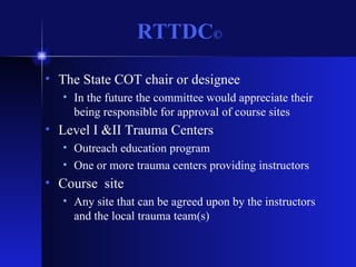 09 rural trauma team development course | PPT