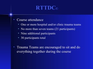09 rural trauma team development course | PPT