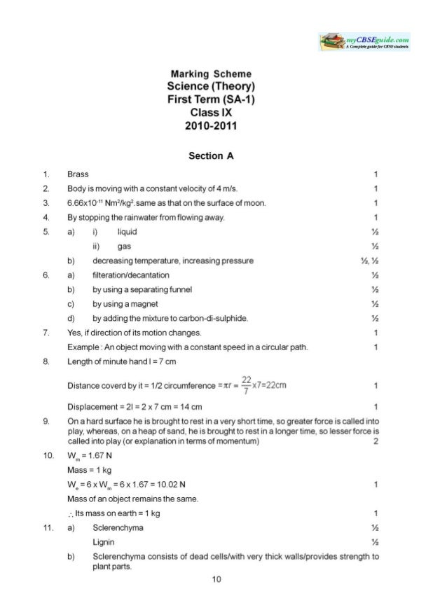 09 sample paper_term1_science_ms