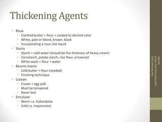 09 sauces thickeners | PPT