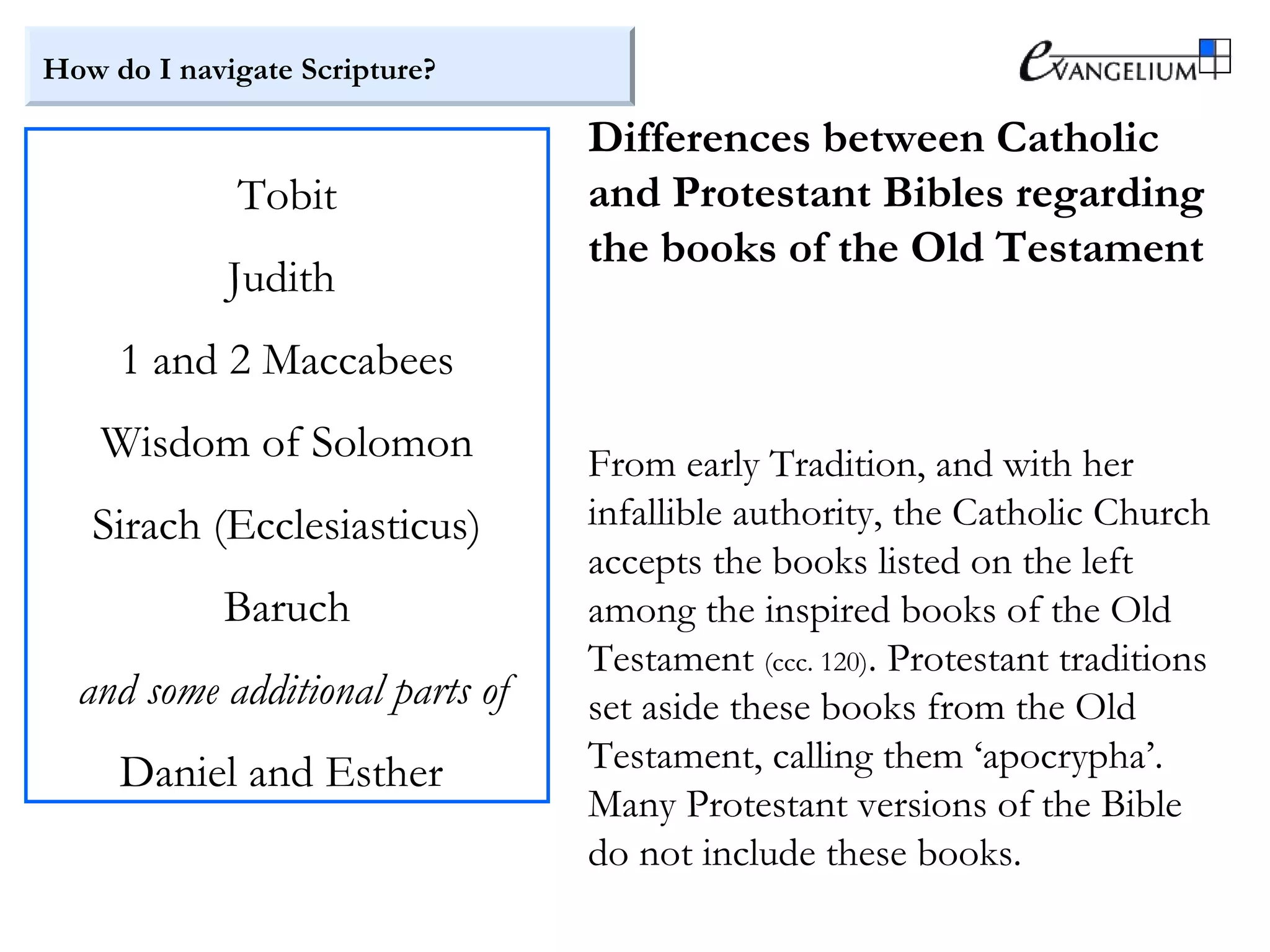 scripture and tradition | PPT