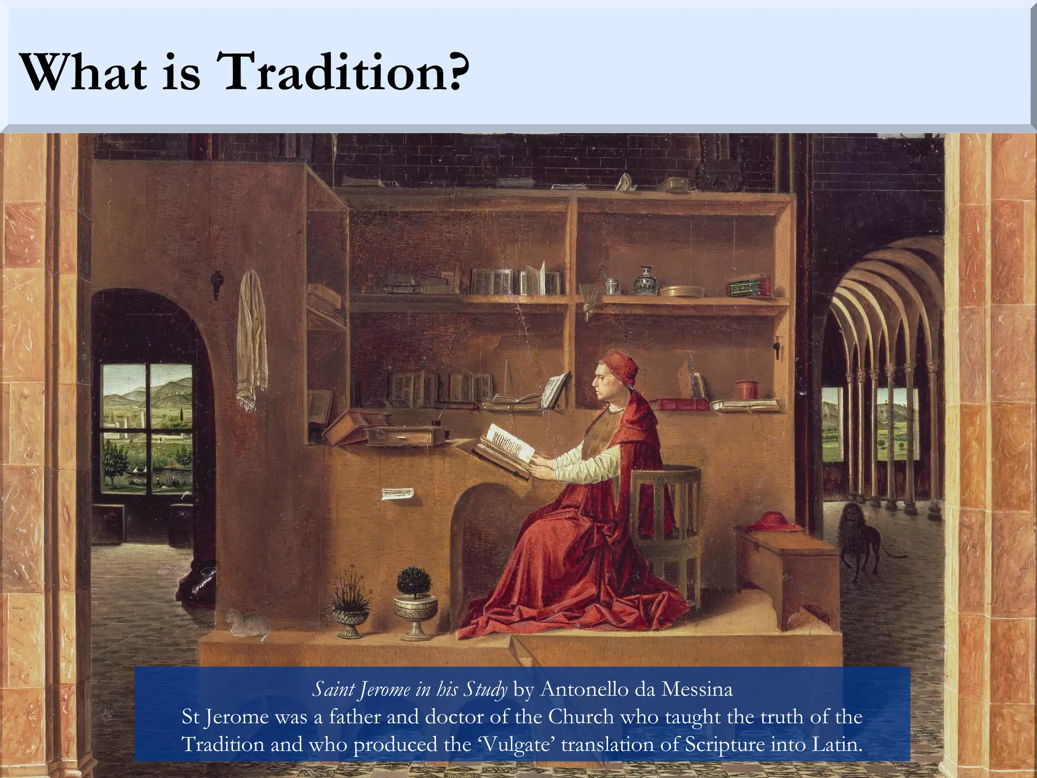 scripture and tradition | PPT