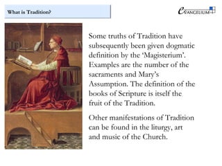 scripture and tradition | PPT