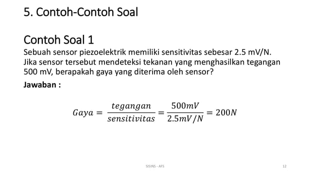 pembelajaran_sensor tekanan_sistem instrumentasi | PDF