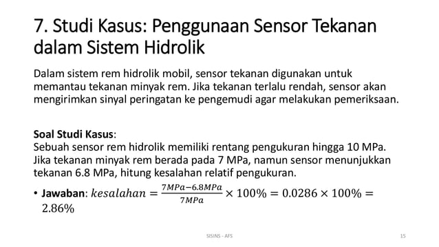 pembelajaran_sensor tekanan_sistem instrumentasi | PDF