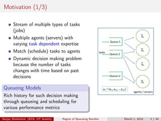 Regret of Queueing Bandits | PDF