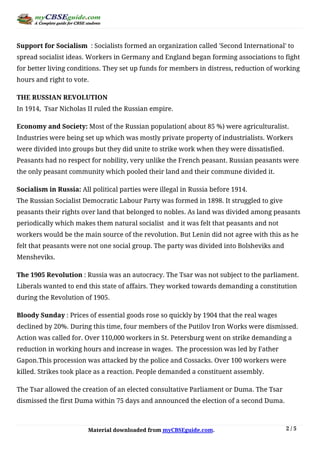 09 social science_key_notes_history_ch2_socialism_in_europe_and_russian ...