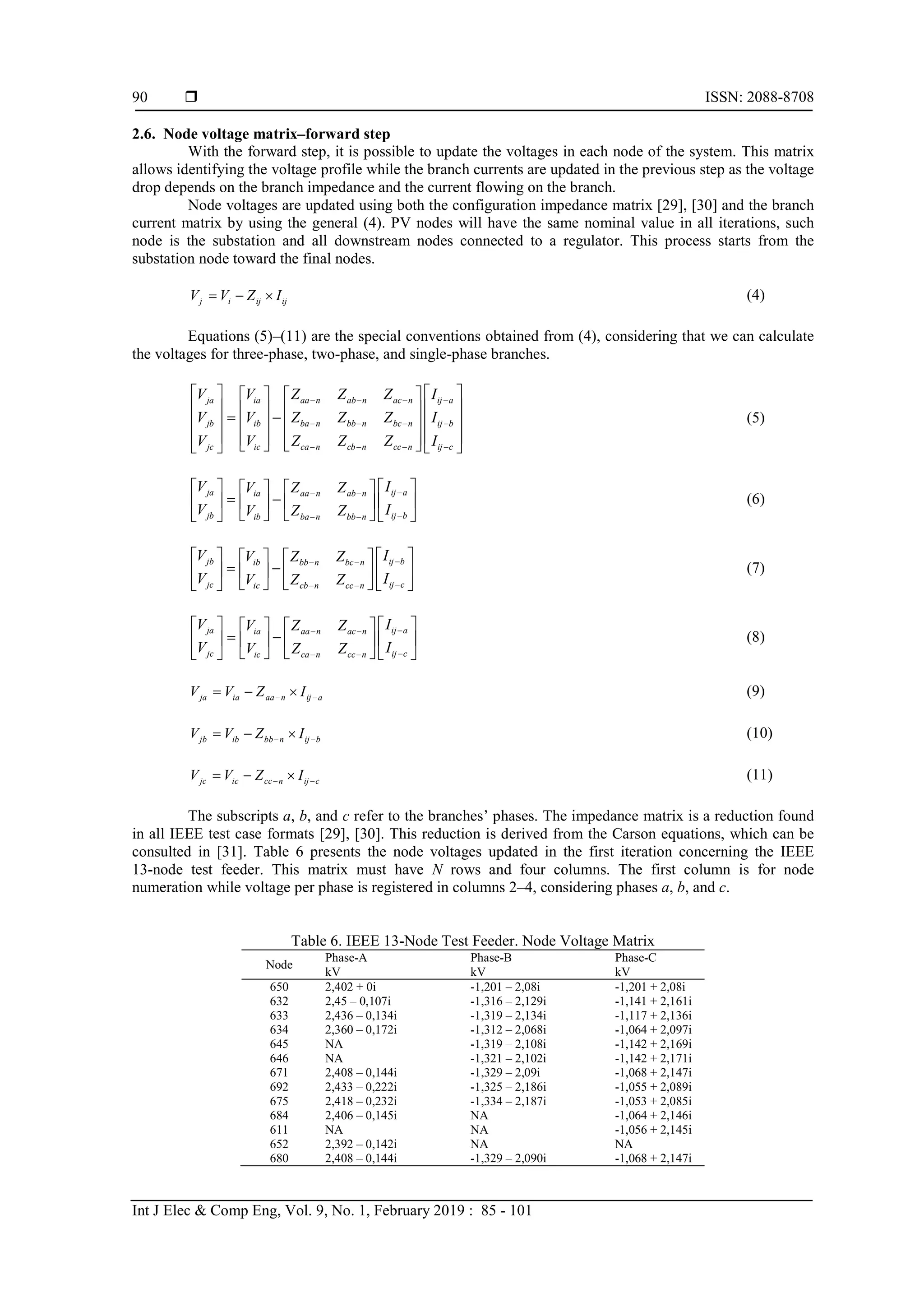 A Modified Backward Forward Sweep Based Method For Reconfiguration Of Unbalanced Distribution