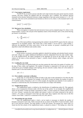 A modified backward/forward sweep-based method for reconfiguration of unbalanced distribution ...