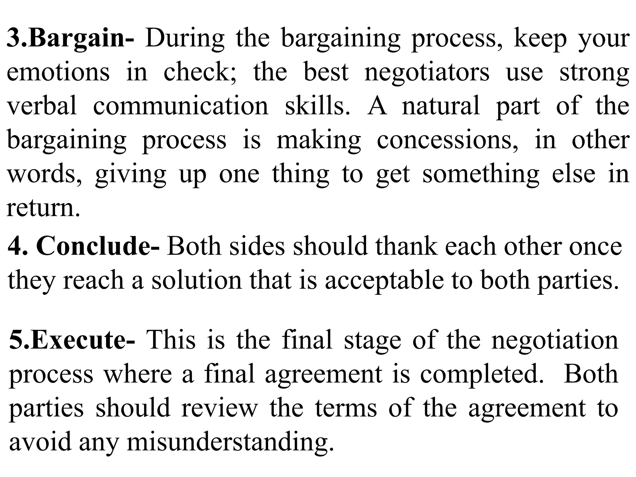 Negotiation skills and a job interview | PPTX