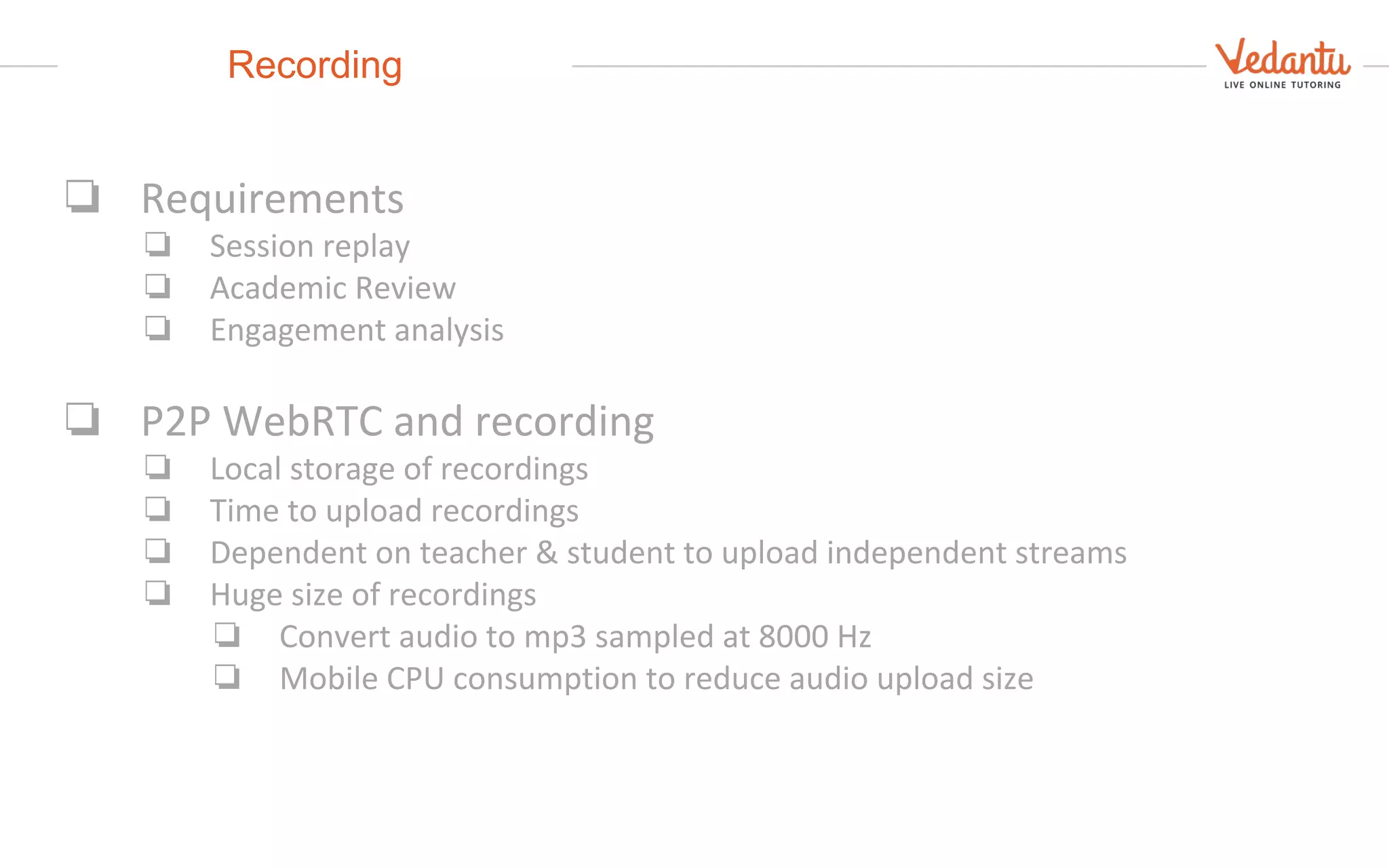 Vedantu @ Kranky Geek | PDF