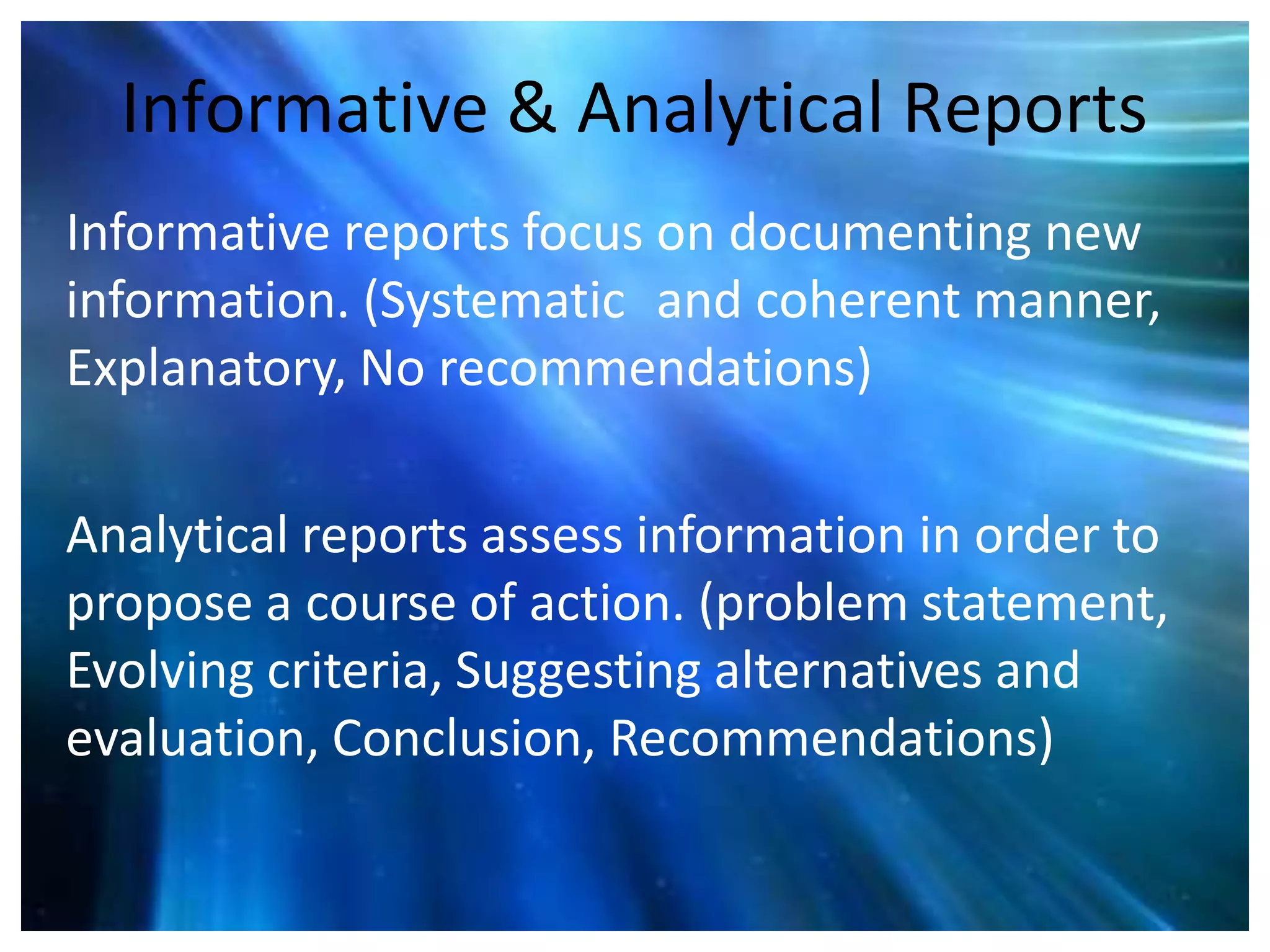 technical report ppt | PPTX