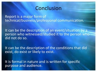 technical report ppt | PPTX