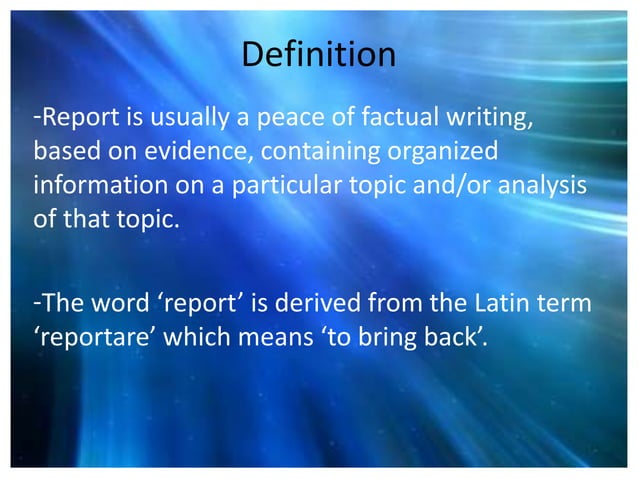 technical report ppt | PPTX