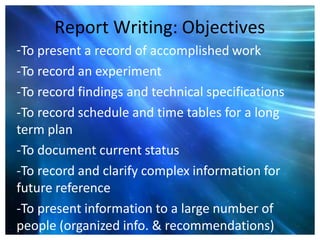 technical report ppt | PPTX