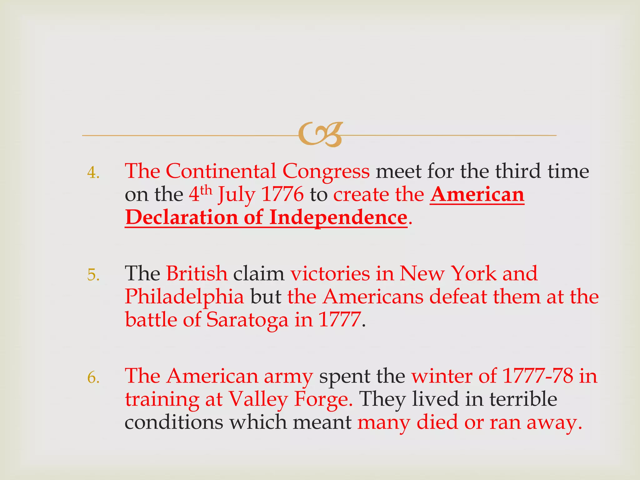 the american revolution 1775 1781 powerpoint for all lessons! | PPT