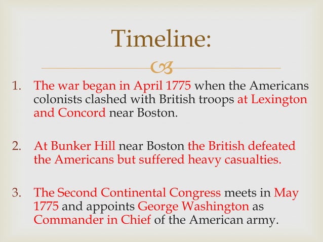the american revolution 1775 1781 powerpoint for all lessons! | PPT ...