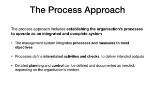 Process Approach To Management