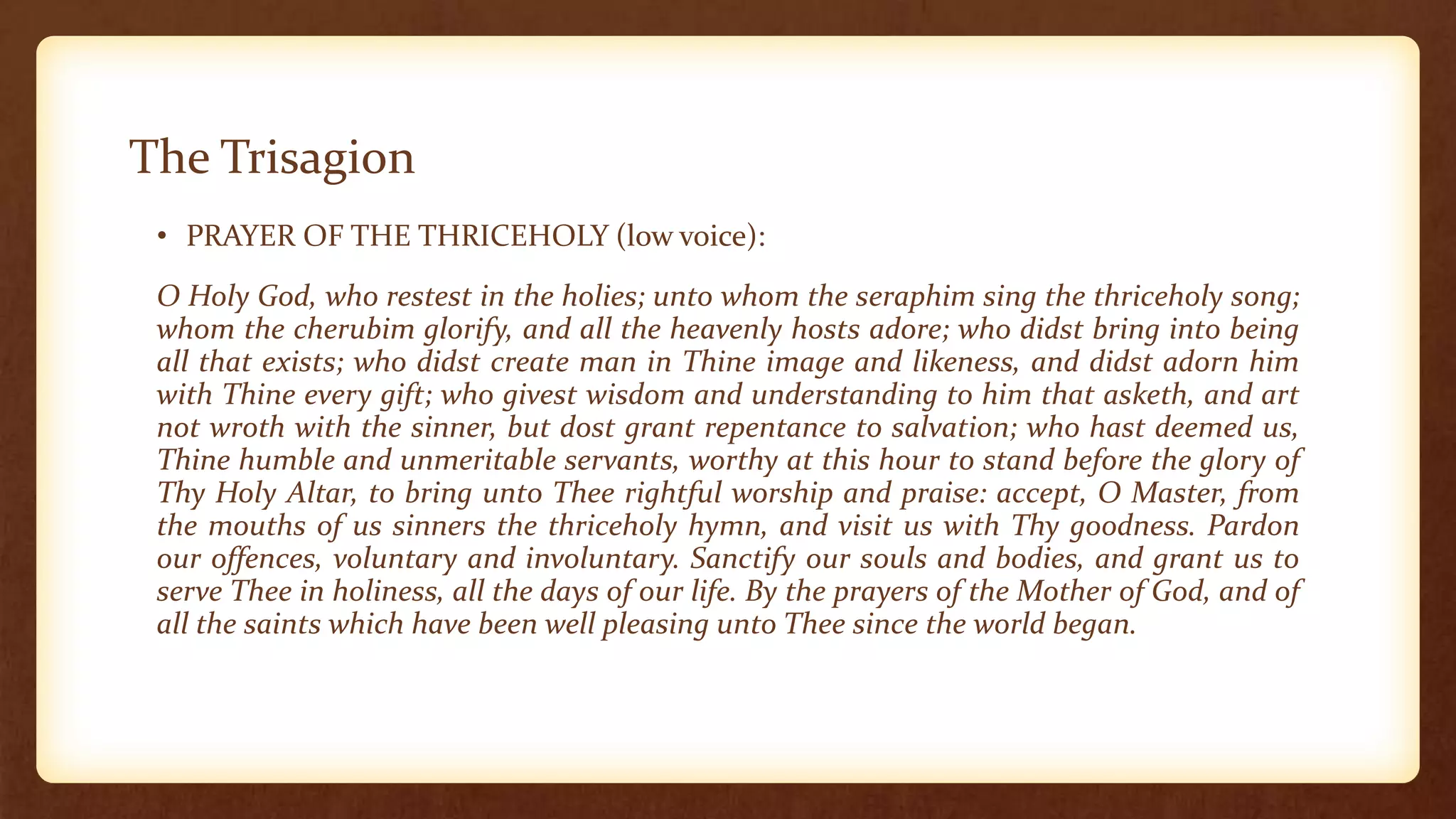 09 the trisagion | PPTX