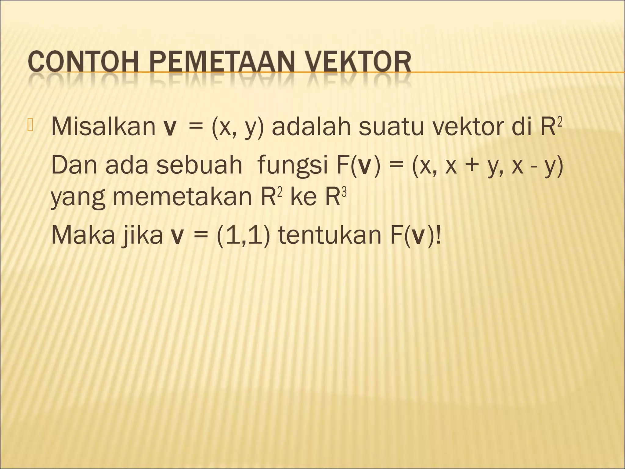 transformasi linier | PPT