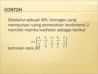 transformasi linier | PPT