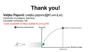 [DSC Adria 23] Veljko Pejovic Lightweight Deep Learning on Edge Devices ...