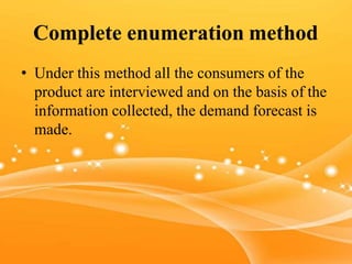 09 vivekanand vaish (survey methods of demand forecasting) | PPTX