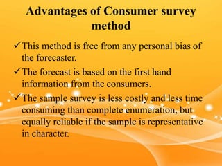 09 vivekanand vaish (survey methods of demand forecasting) | PPTX