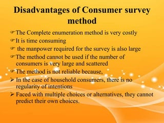09 vivekanand vaish (survey methods of demand forecasting) | PPTX