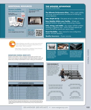 Education Catalog Music Risers | PDF