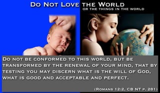 Do Not Love the World | PDF