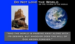 Do Not Love the World | PDF