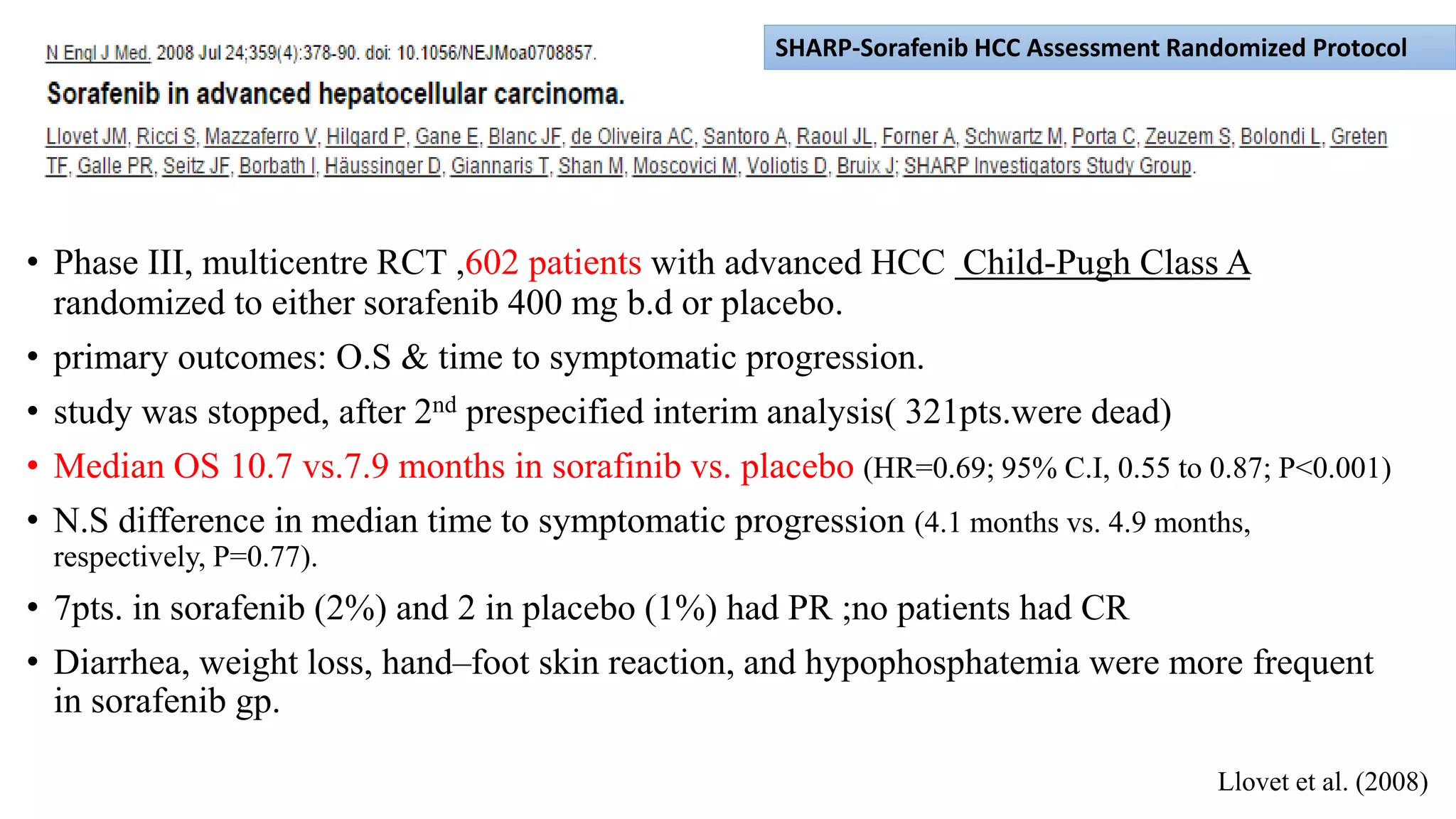 MANAGEMENT OF HEPATOCELLULAR CARCINOMA | PPTX
