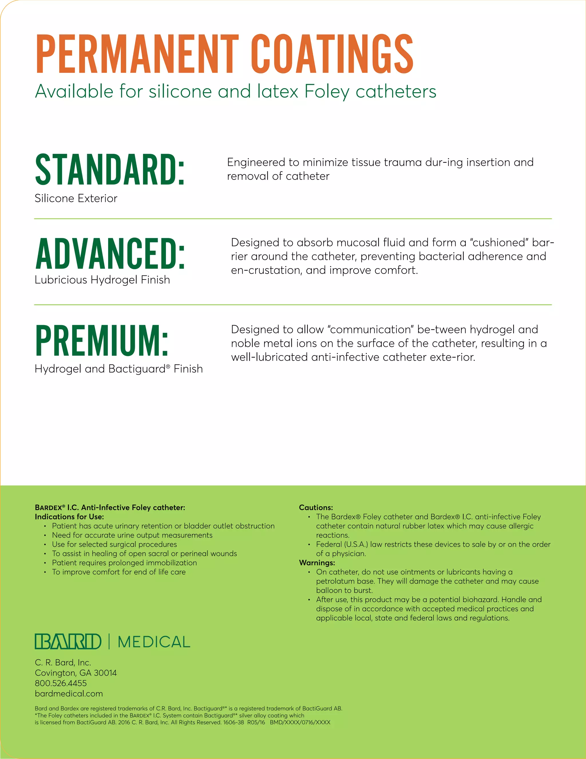 Latex and Silicone Brochure | PDF