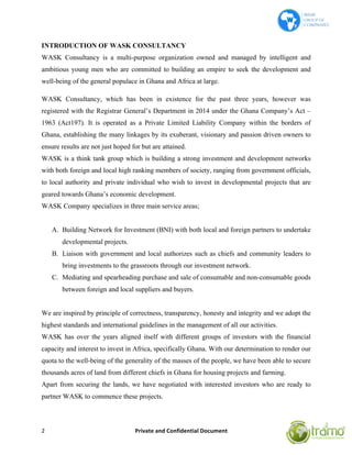 WASK CONSULTANCY PROFILE | PDF