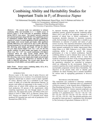 Brassica | PDF