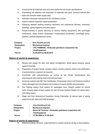 Mechanical engg-- 8+Yrs. Exp. | PDF