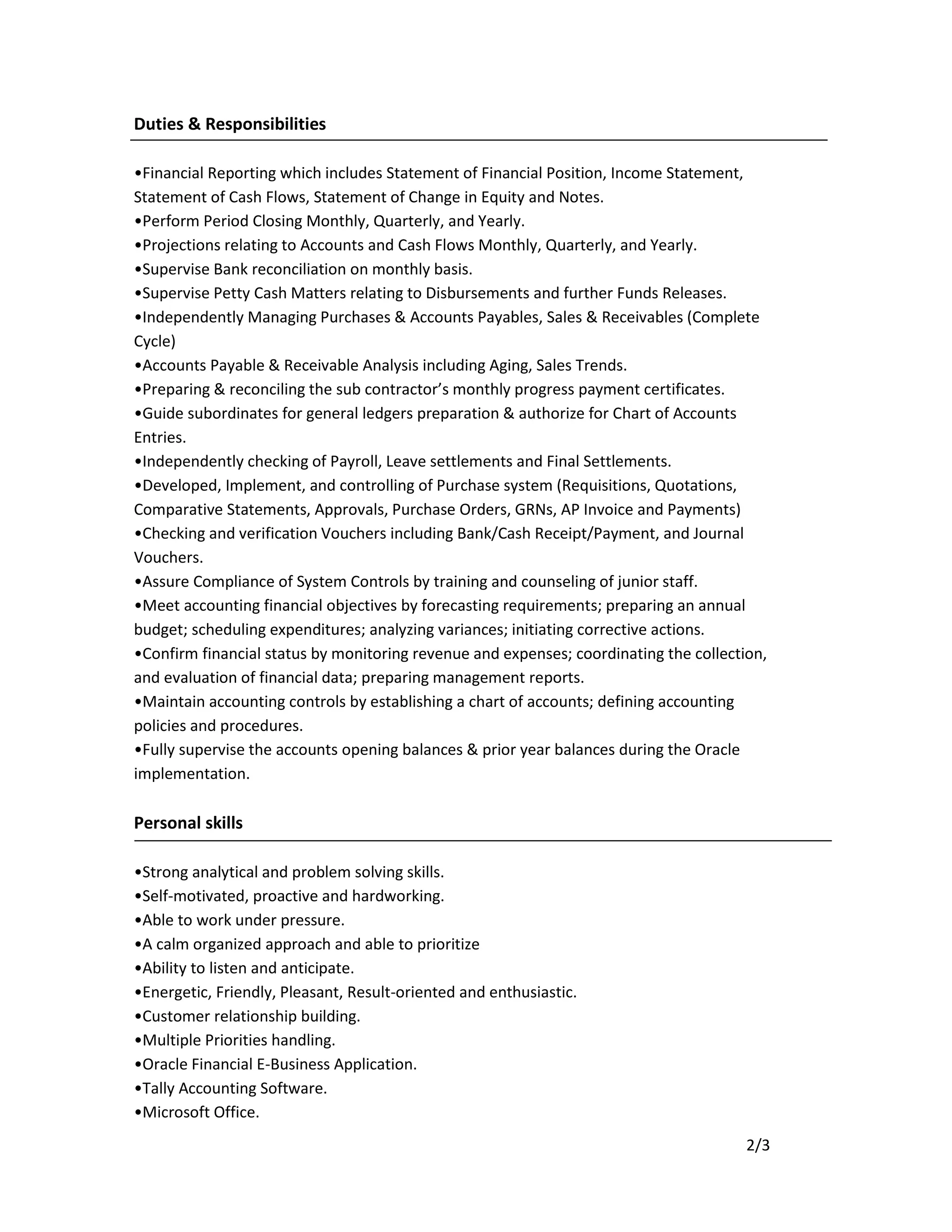 Ali Majeed Abdul Majeed CV | PDF