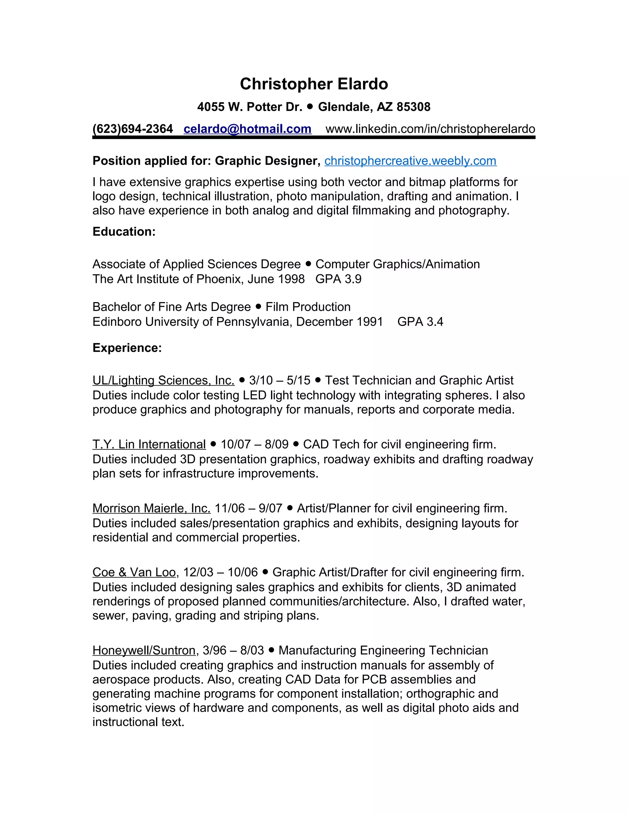 Graphic Designer | PDF