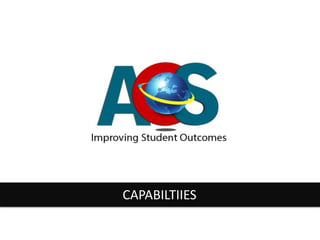 ACS CAPABILITIES summary | PPTX
