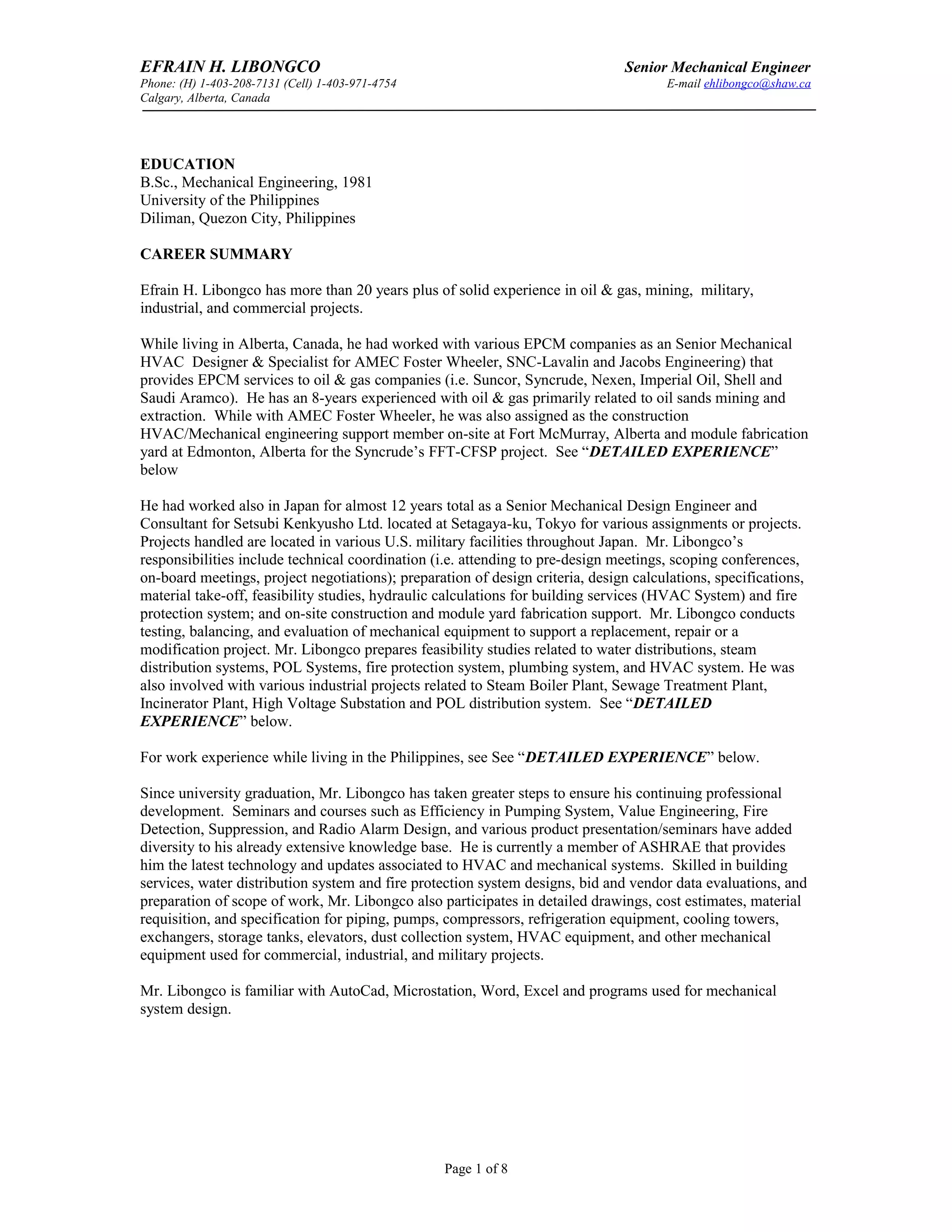 resume-ehlibongco_2015e | PDF